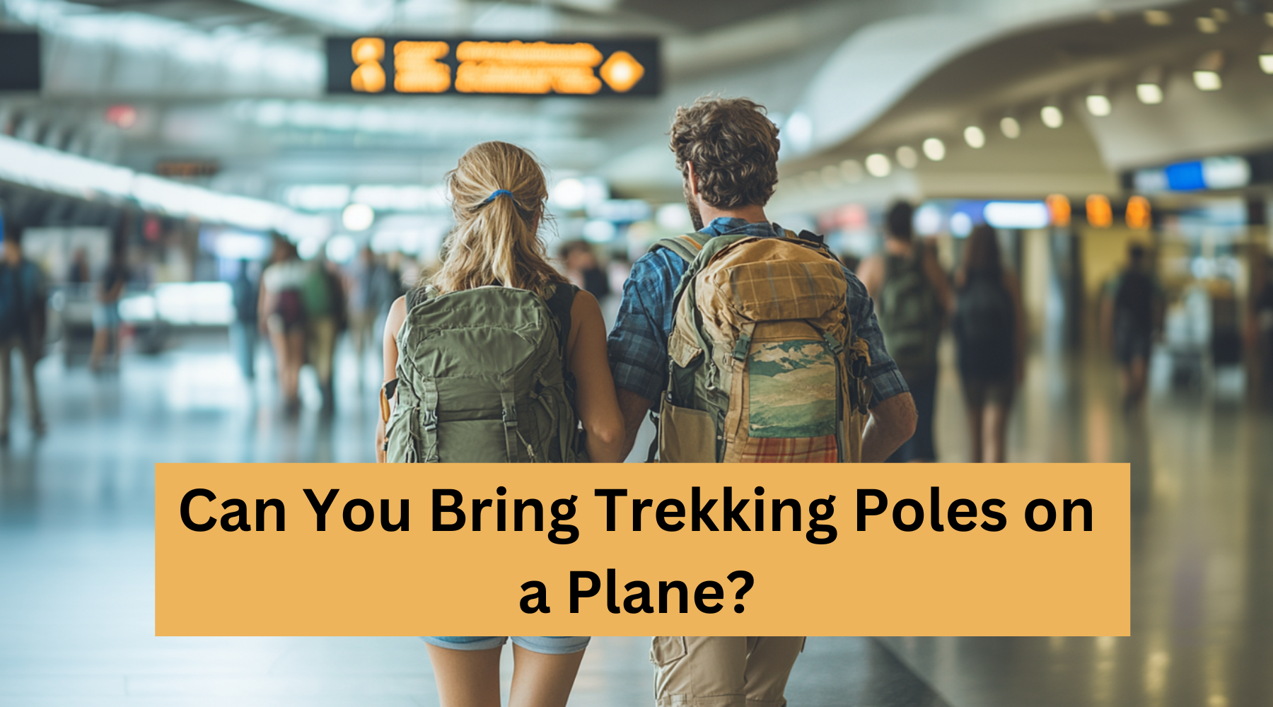 Can You Bring Trekking Poles on a Plane? - Hiker Hunger Outfitters